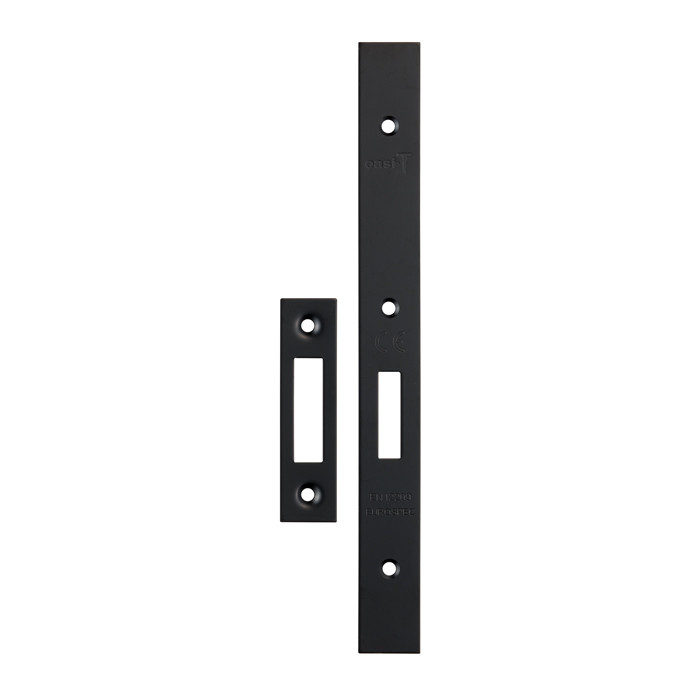 Eurospec Din Deadlock Forend & Strike Pack - Matt Black | Ironmongery ...