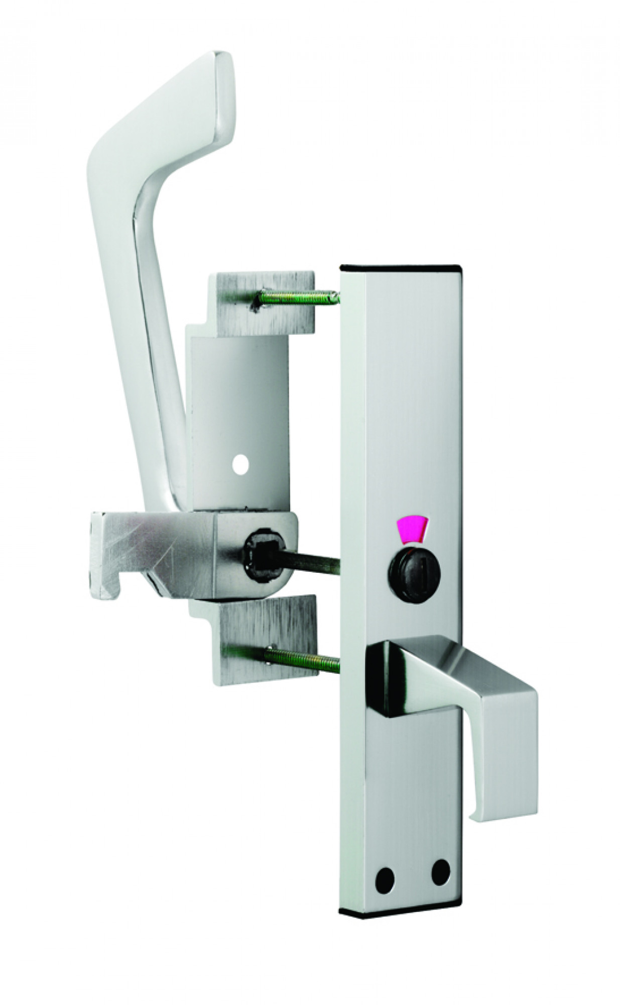 Eurospec Disabled Toilet Handle Set - Polished Anodised Aluminium ...