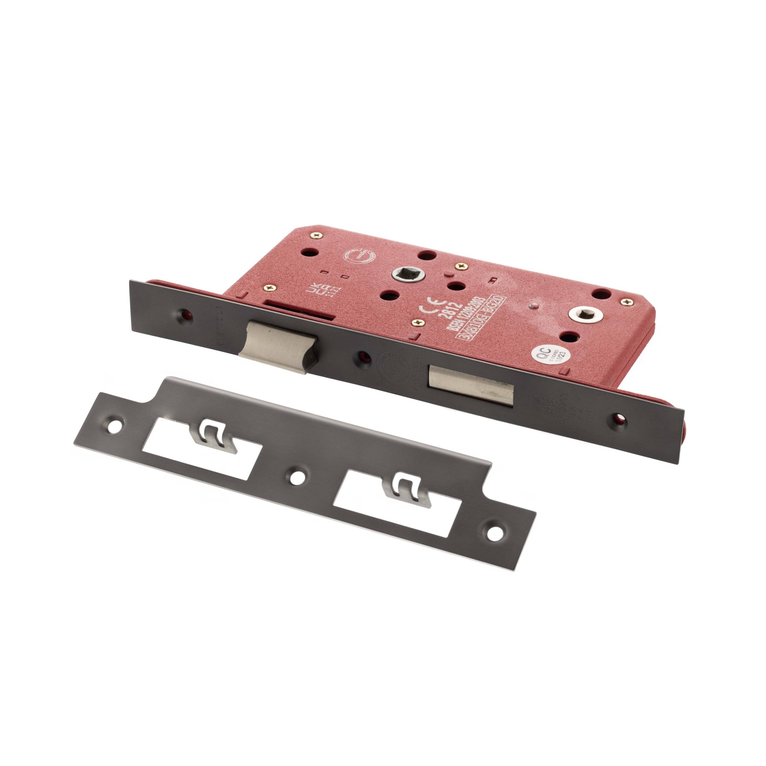 Atlantic UK Atlantic DIN Bathroom Lock Double Turn 60mm backset - Matt ...