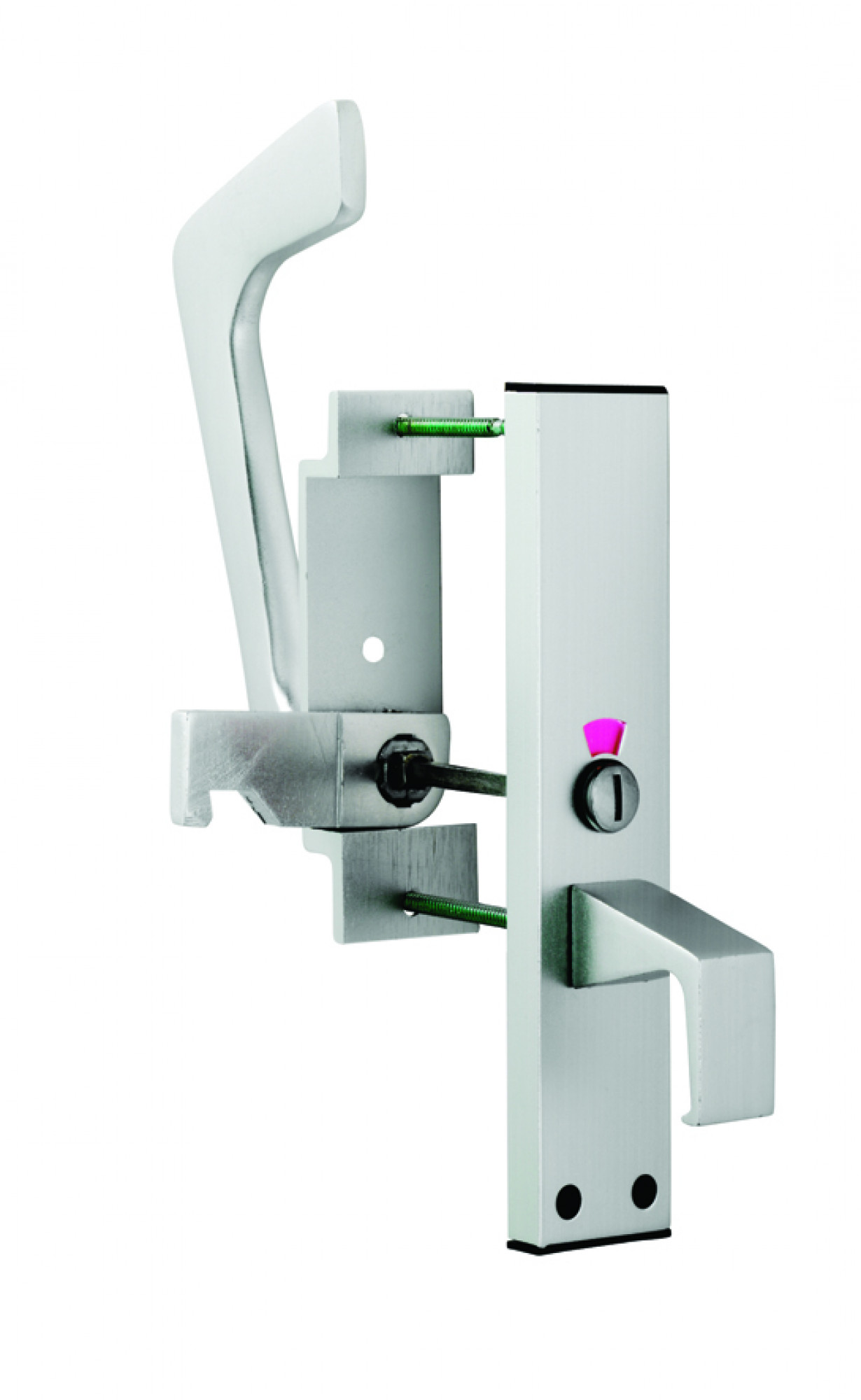 Eurospec Disabled Toilet Handle Set - Satin Anodised Aluminium ...