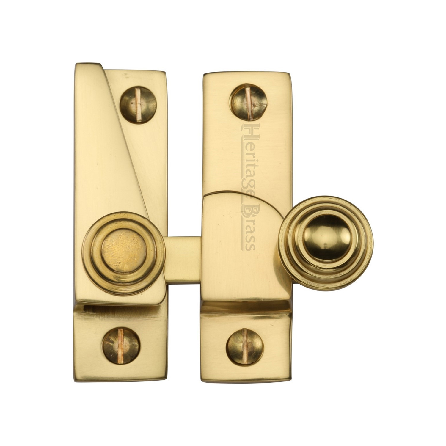 Heritage Brass Sash Fastener Unlacquered Brass Finish | Ironmongery For You